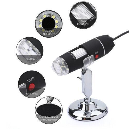 1600X USB Digital Microscope Magnifier Inspection Camera for PC and | eBay