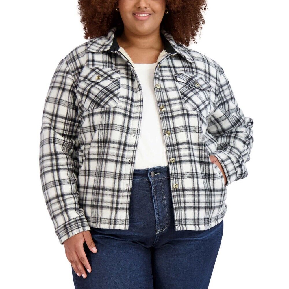Sage Ladies' Plush Plaid Shirt Jacket - Colors - Sizes | eBay Sage Ladies' Plush Plaid Shirt Jacket - Colors - Sizes | eBay