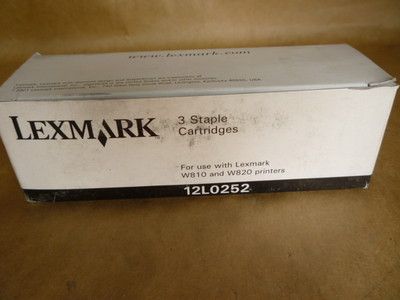 Lexmark 12L0252 Staple Cartridges Genuine | eBay