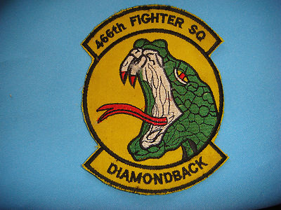 VIETNAM WAR PATCH, USAF 466th FIGHTER SQUADRON DIAMONDBACK | eBay