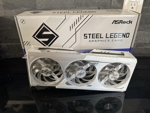 ASRock Intel Arc B580 Steel Legend 12GB OC R002 Shunt. 452w. Upgraded ...