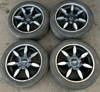 MINI ONE COOPER 17" ALLOY WHEELS R106 NIGHT SPOKE R50 R52 R53 R56 2001 ...