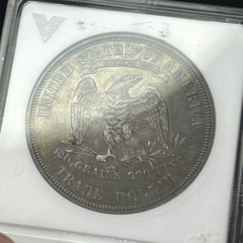 SASA 1876 Proof Trade Dollar Anacs OH Pf50 Nice Coin | eBay