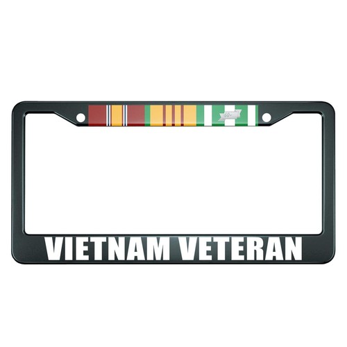 HOSNYE Vietnam Veteran License Plate Frame Metal License Plate Cover ...
