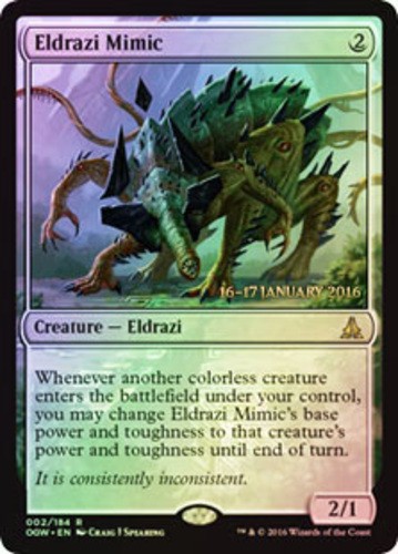 MTG Eldrazi Mimic - Foil - Prerelease Promo, Light Play, English Promo ...