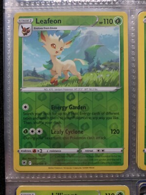MINT LEAFEON 013/189 ASTRAL RADIANCE POKEMON REVERSE HOLO | eBay