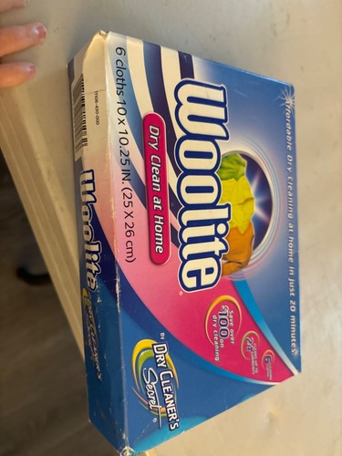Woolite Dry Clean At Home By Dry Cleaner's Secret 6-Pack Cloths New ...