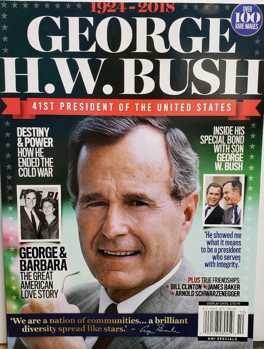 Remembering George H.W. Bush 1924-2018 41st President FREE SHIPPING CB ...