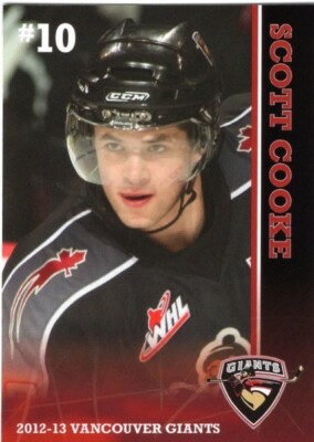 Scott Cooke 2012-13 Vancouver Giants | eBay