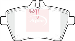 Apec PAD1439 Brake Pad Set for sale online | eBay UK