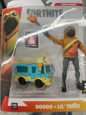 Fortnite Doggo Toy Figure & Lil' Treat Truck - Emote Series | eBay
