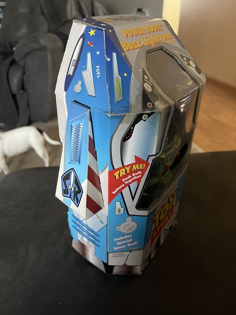 Toy Story Power Boost Buzz Lightyear Action Figure 9" Mattel 1st Movie ...