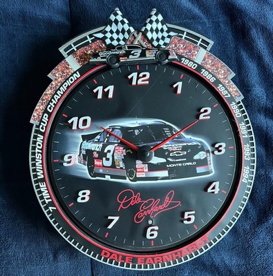 Dale Earnhardt #3 Race Clock Car races around the clock | eBay