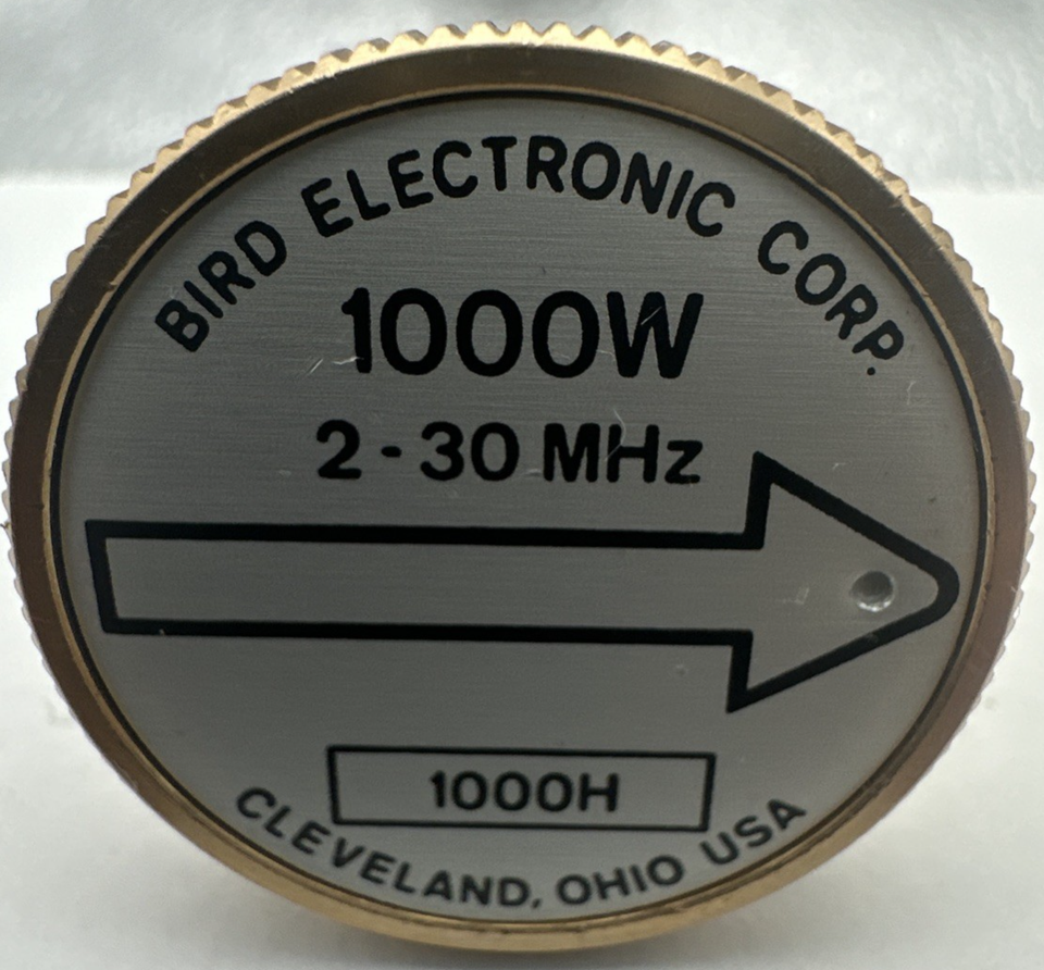 Bird 43 Thruline WattMeter Element 1000W 1000H 2-30MHz | eBay