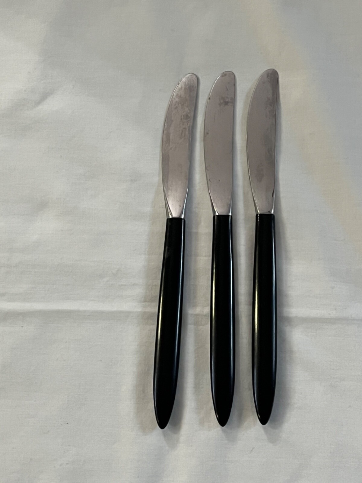 3 Norway Brodrene OYO Stainless w Black Handle Knife Set Roy Blohm ...