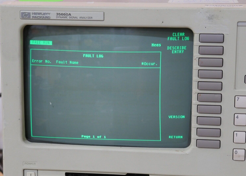 HP 35660A Dual-Channel Dynamic Signal Analyzer - White for sale online ...