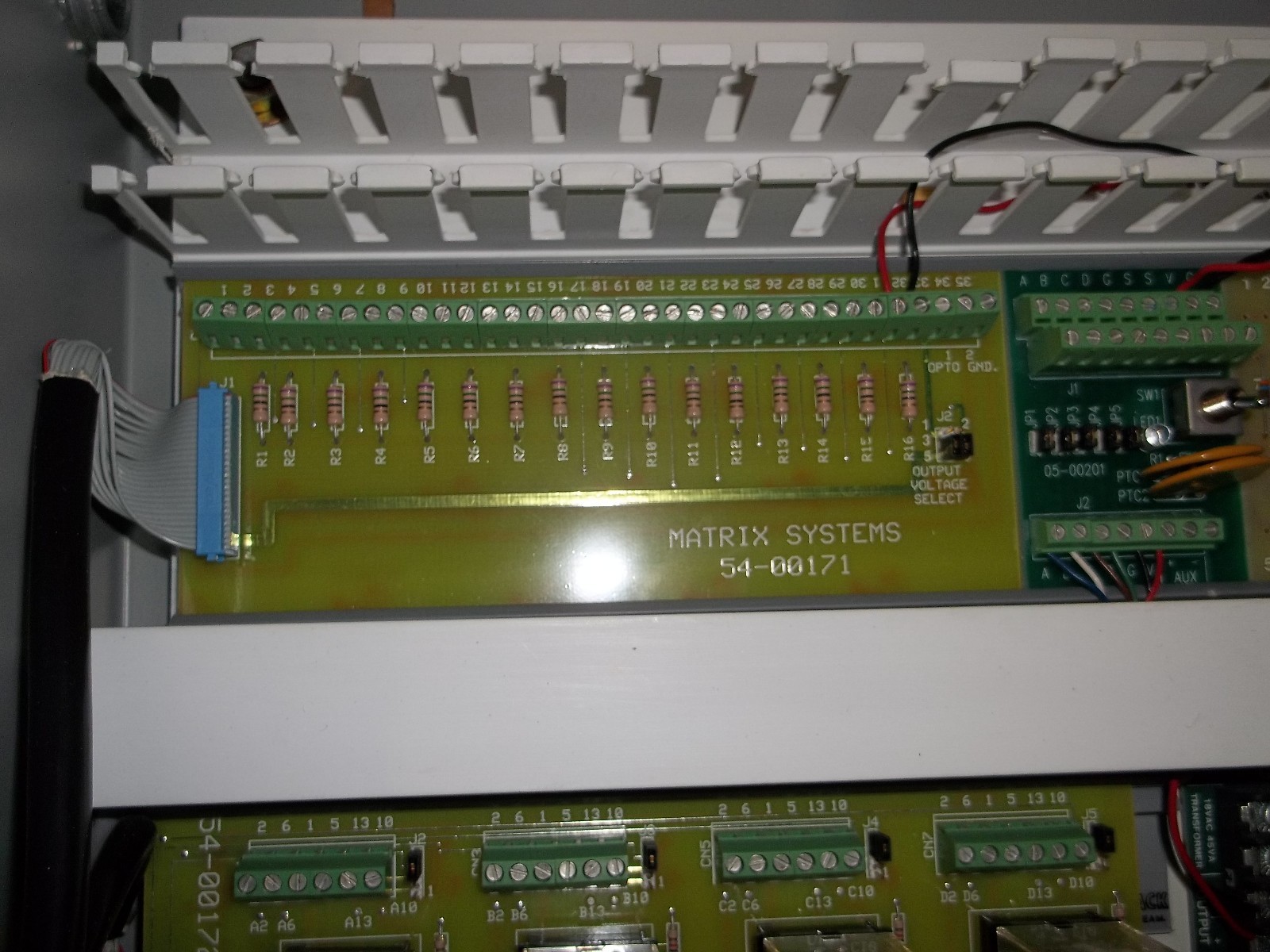 MATRIX ALARM SYSTEM 54-00125 05-00171 54-00172 CONTROL BOX TYPE 1 NO ...