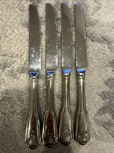 4 Towle ENGLISH SHELL Silverplate Supreme Cutlery JAPAN Silverware ...