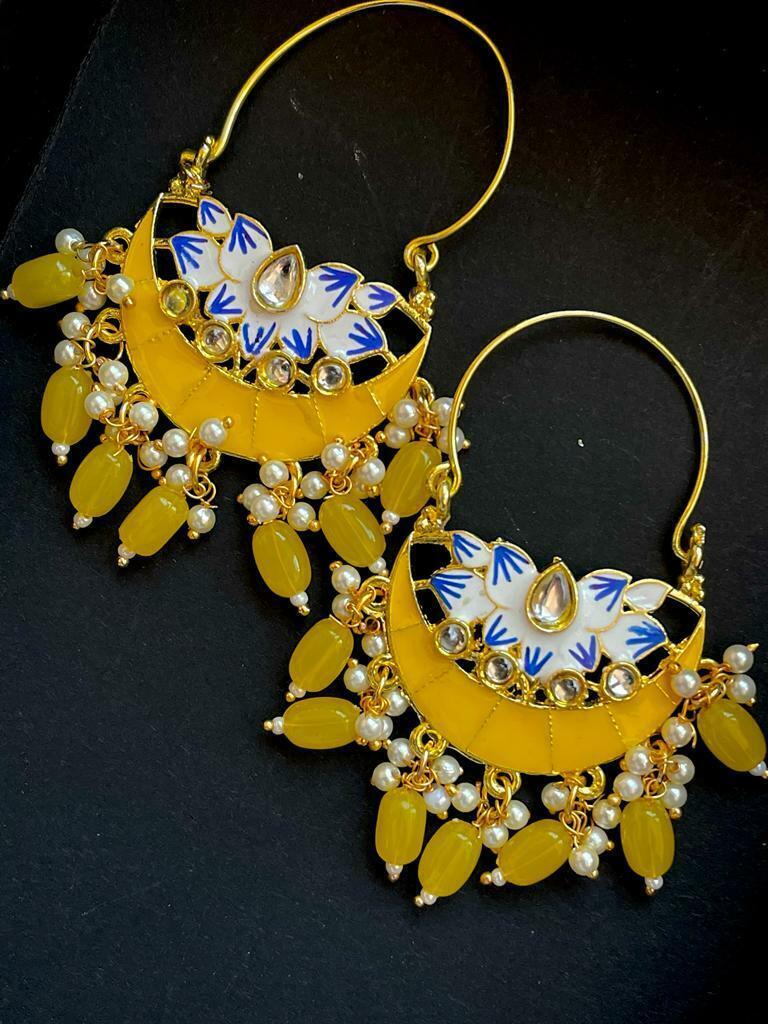 Handmade Traditional Gypsy Chandbali Jhumka with Earring Bohemian ...
