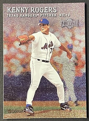 2000 Skybox Metal Baseball #88 Kenny Rogers Texas Rangers | eBay