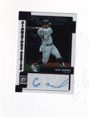 2022 ELOY JIMENEZ PANINI OPTIC AUTO/AUTOGRAPH CHICAGO WHITE SOX | eBay