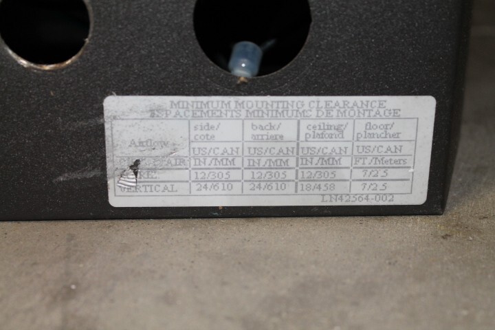 Markel F2F5110CA1L Taskmaster Electric Unit Heater 208v 1/3 Phase ...