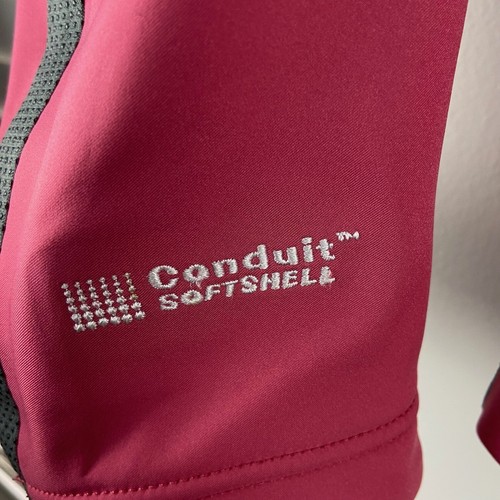Mountain Hardwear Conduit Soft Shell Jacket Women's Pink Full Zip Coat ...