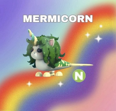 Mermicorn Neon Fly Ride Adopt Me | eBay