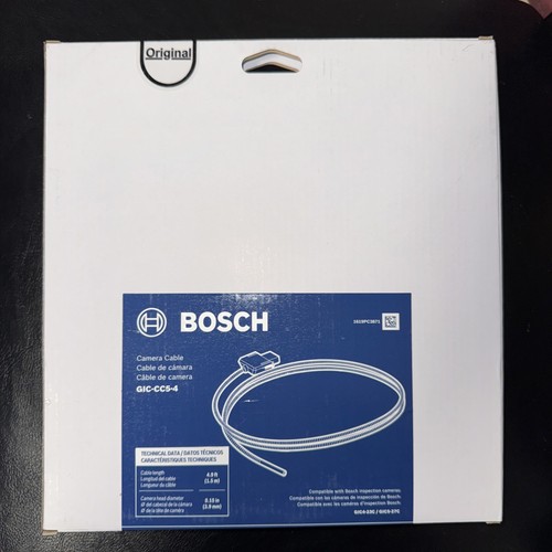 BOSCH GIC-CC5-4 Inspection Camera Cable - 4.9 Ft, High-Resolution, IP67 ...