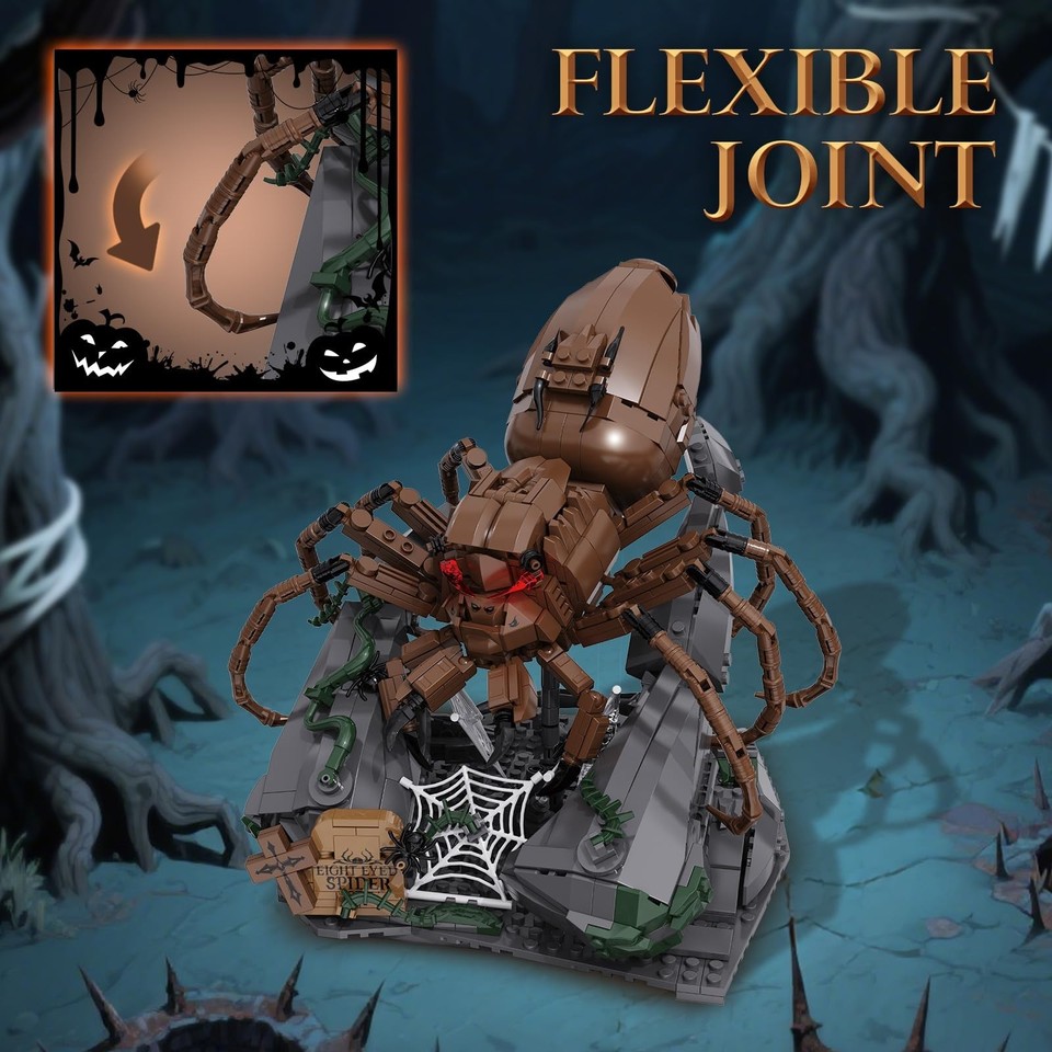 Spider Model Building Set for Adults Boys Girls, Eight Eyed Spiders ...