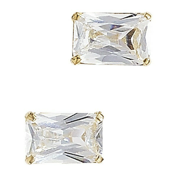 Yellow Gold Gemstone Earrings Solitaire Natural Stone 375 9 Carat New ...