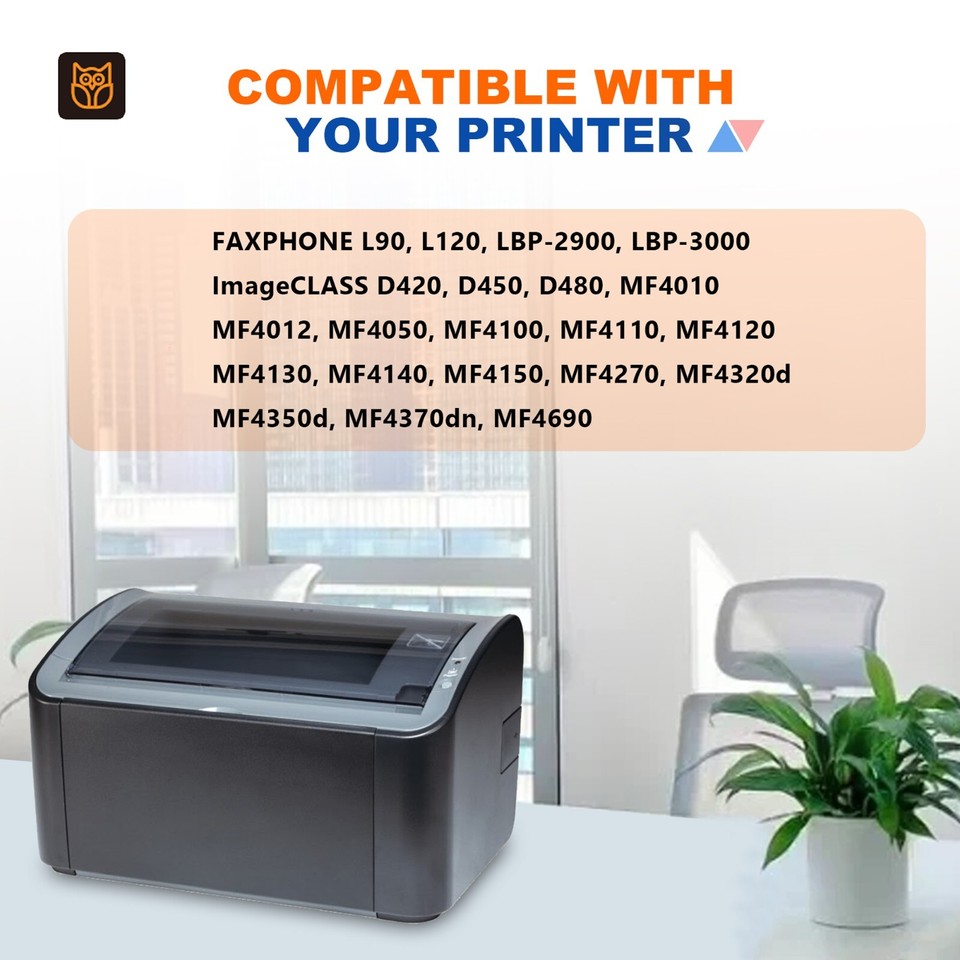 High Yield 104 Toner Cartridge Replacement for Canon 104 FAXPHONE L90 ...