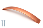 Copper Bow Handles Brushed Pull Knob Cup Kitchen Furniture ...