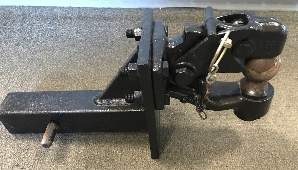 Buyers Pintle Hook 2" Ball Combo Trailer & DrawTite Solid Pintle Mount ...