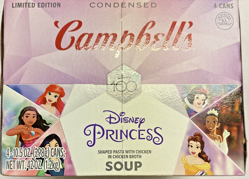 Limited Edition Campbell's Condensed Soup w/Disney Princess Pasta ...