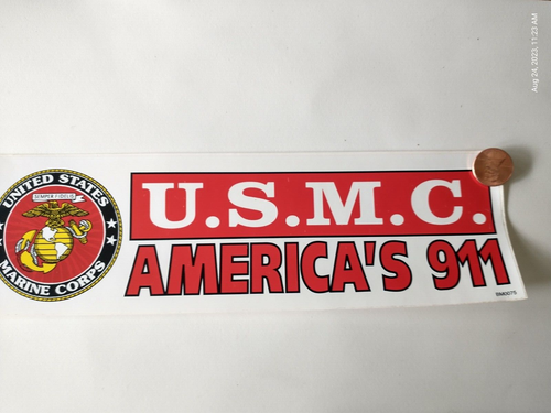 3X10" Decal Sticker USMC AMERICAS 911 MARINES Marine Corps | eBay