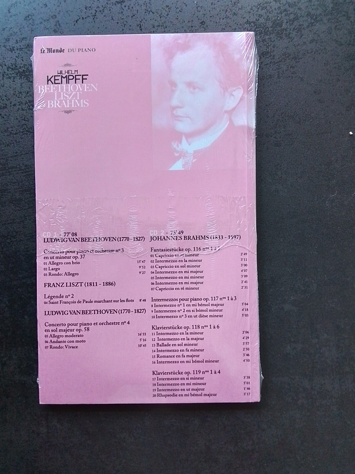 WILHELM KEMPFF- Le Monde du piano - 2CD sous cello | eBay