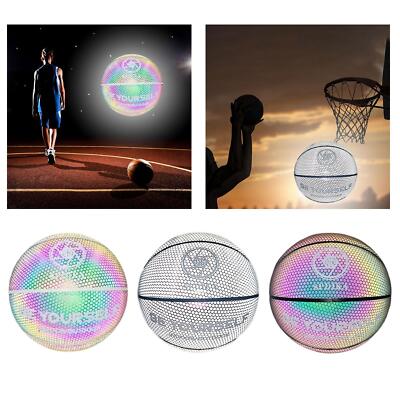 Luminous Basketball Size 7 Glowing Basket Ball for Match Indoor Outdoor ...