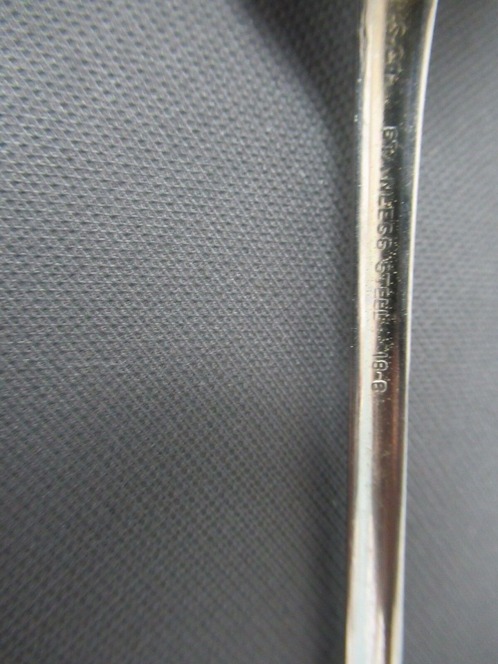 Vintage 7 Stainless Steel 18-8 Ice Tea Spoons - National Silver Co - 4 ...