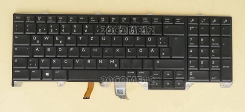 New for DELL Alienware 17 R4 Keyboard Backlit German Tastatur | eBay