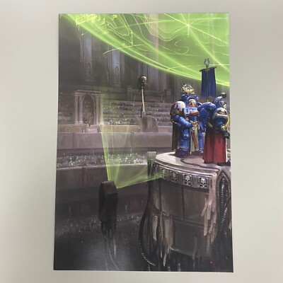 ULTRAMARINES SPACE MARINES ADEPTUS ASTARTES ART PICTURE POSTER ...