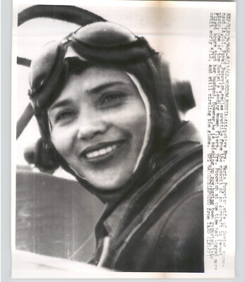 Maria Popovich PILOT & Wife of Russian Astronaut in Plane 1962 Press ...