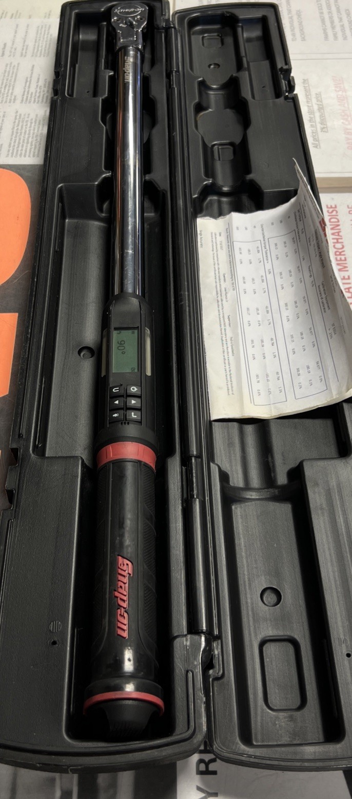 Snap-on ATECH3FR300B 1/2" Drive TechAngle Electronic Torque Wrench 15 ...