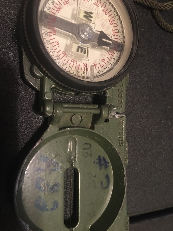 U.S. Compass Military Magnetic NSN 6605-00-151-5337 1982 Vintage | eBay