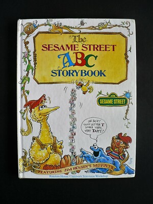 Vintage 1974 The SESAME STREET ABC Storybook HC Jim Henson's Muppets | eBay