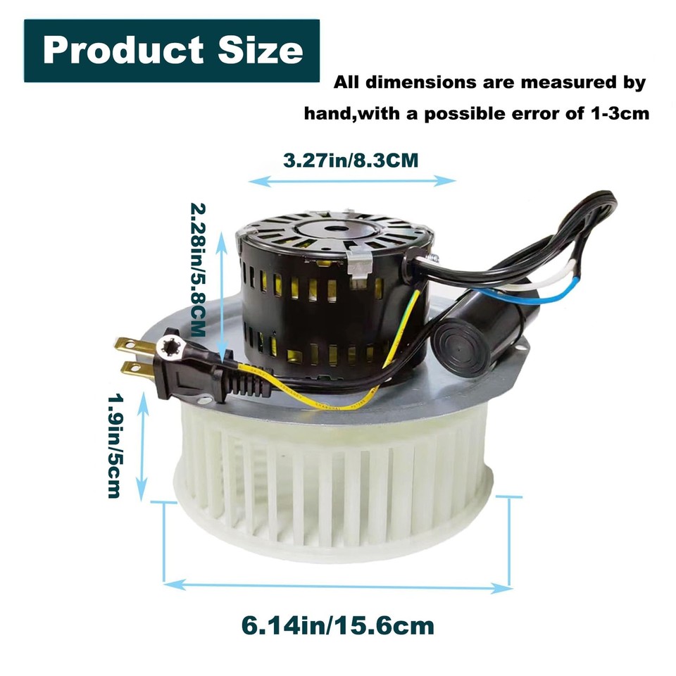 Upgraded 0696B000 Motor Assembly with Nutone QT100 QT110 and QT9093 ...
