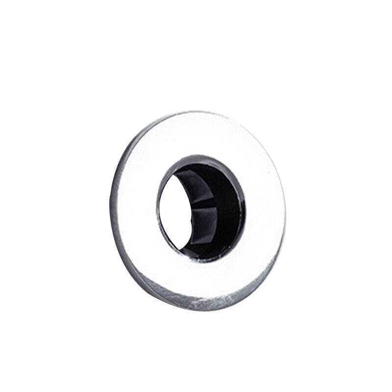 Bathroom Basin Sink Overflow Ring Round Insert Chrome Hole Cover Cap ...