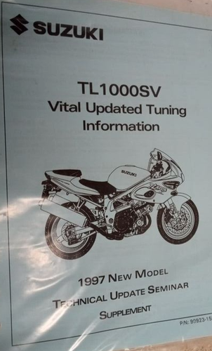 SUZUKI 99923-15971-001 TL1000SV VITAL UPDATED TUNING INFORMATION 1997 ...
