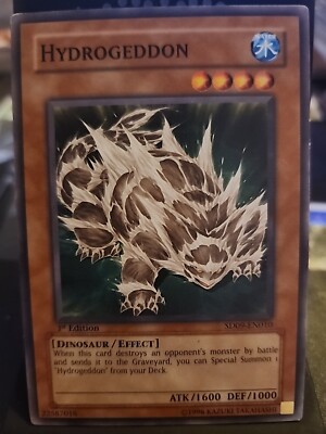 Hydrogeddon - 1st Edition - Rare Foil - Yugioh Water Monster - Vintage ...