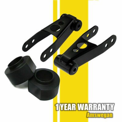 3" Front 2" Rear Lift Leaf Spring Shackles Kit For 1984-2001 Jeep ...